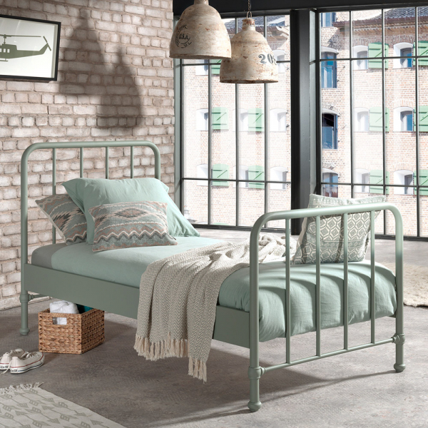Kinderbed 90x200 Shaw Metaal Groen | Dream Tree