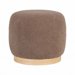Bouclé Poef Emilie Bruin | House Collection